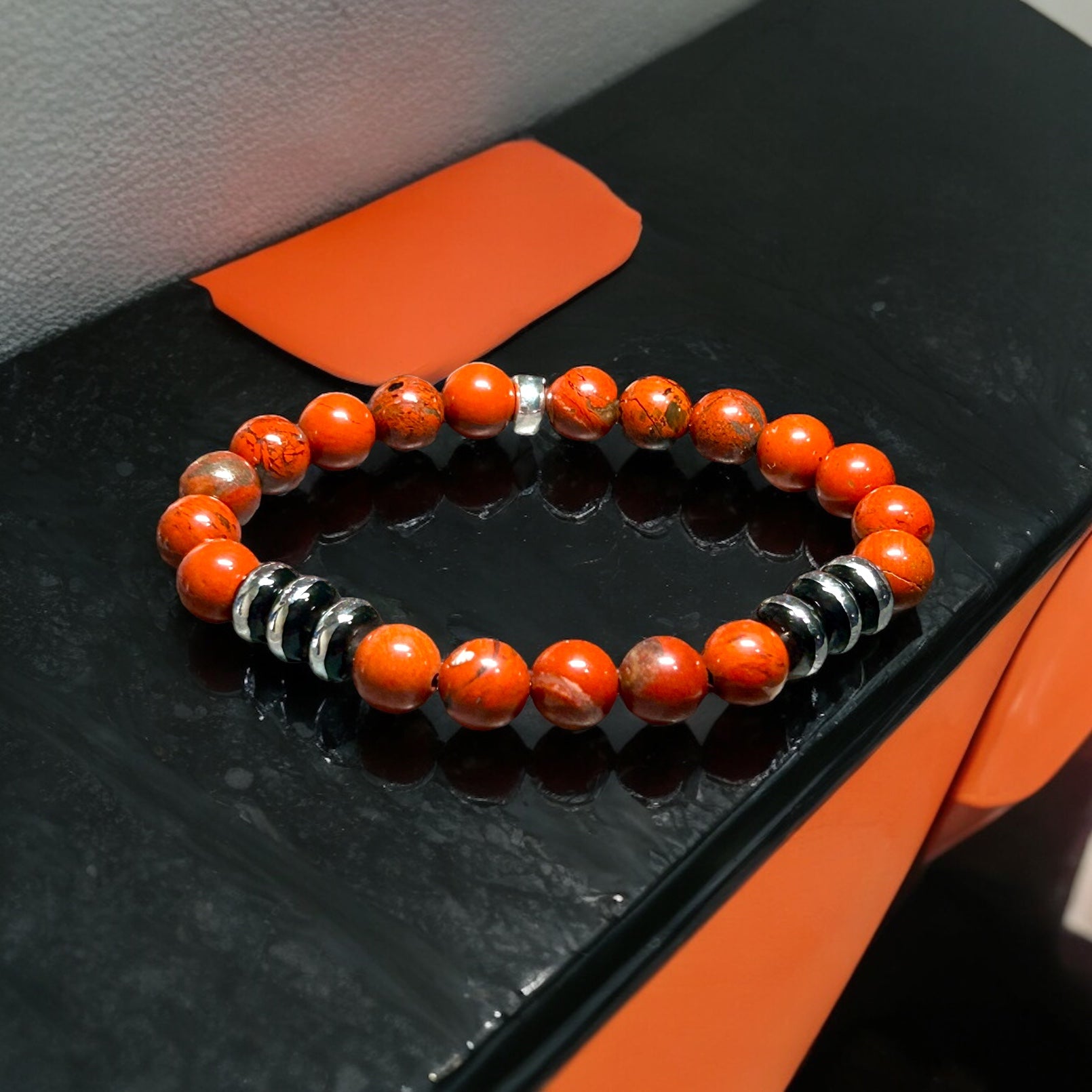 Sphere Orange Mountain Jade – Supr Nova Wrists